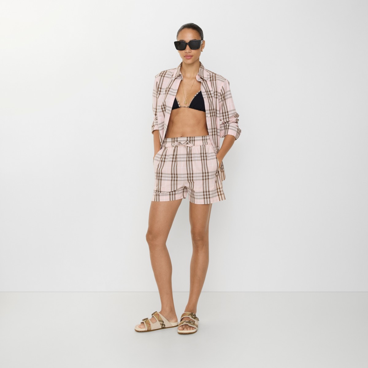 BURBERRY Burberry Check Cotton Shorts